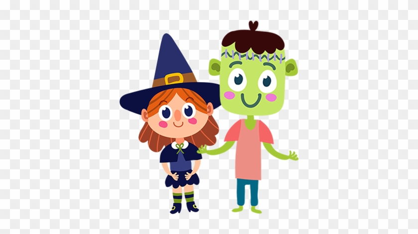 Witch Frankenstein - Halloween Coloring Book For Kids [book] - Free ...
